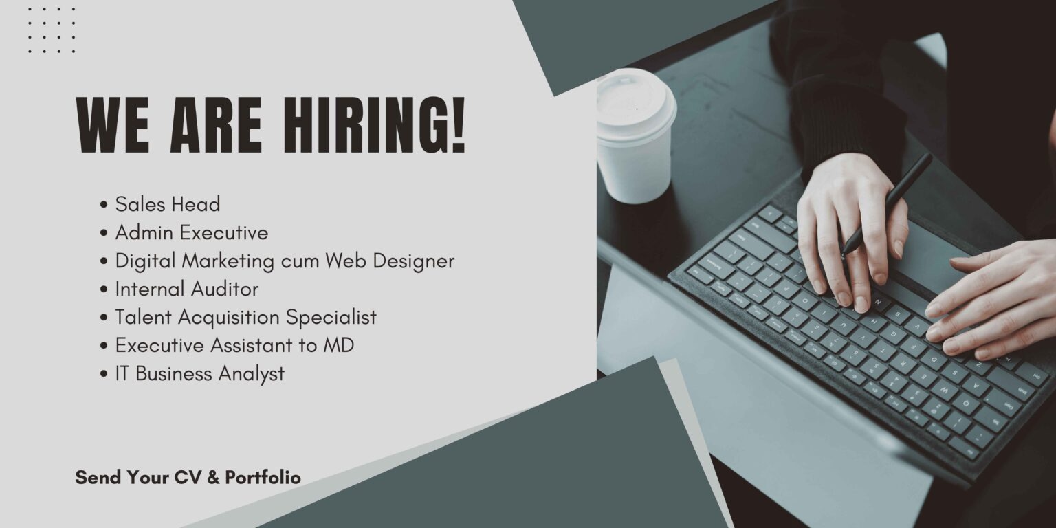 Job Openings! - Sales Head, Admin Executive, Digital Marketing, and ...