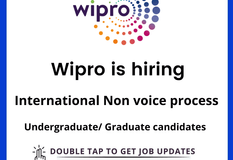 Telephonic Interview Excellent Opportunity At Wipro Ltd-Send Your ...